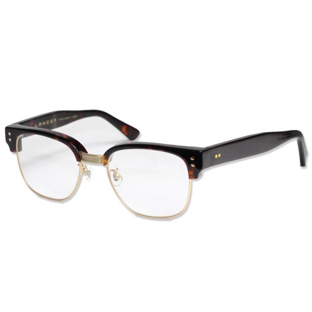 UNCROWD(アンクラウド) LANCERランサー UC-102 べっ甲フレーム×クリアレンズ