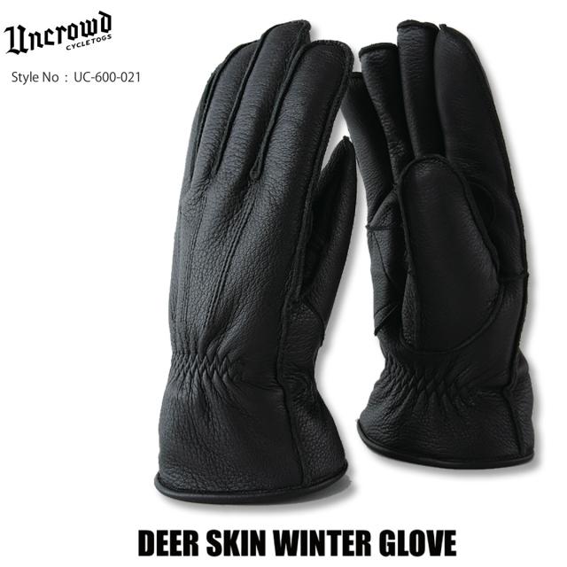 UNCROWD(アンクラウド) UC-600-021 DEER SKIN WINTER GLOVE