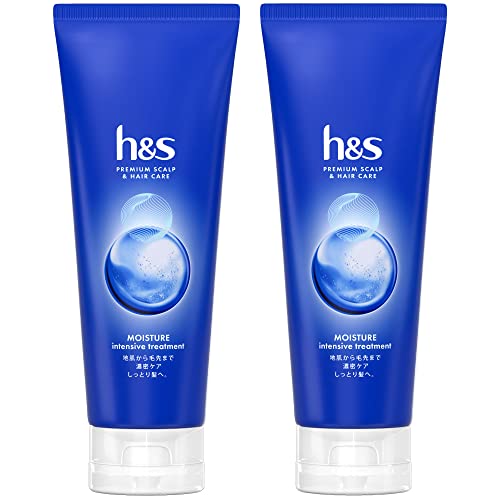 h&s(エイチアンドエス) モイスチャー インテンシブトリートメント180g × 2個 洗い流すトリートメント 地肌の乾燥・かゆみ・フケとパサつ