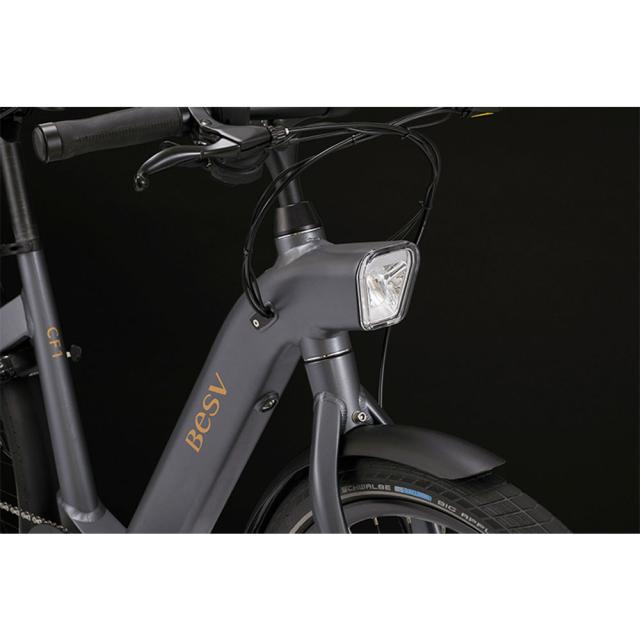 店頭受取限定 電動自転車 スポーツ ベスビー CF1 リーノ 10.5Ah BESV CF1 LINO グレー [BESV CF1 LINO[2106]]