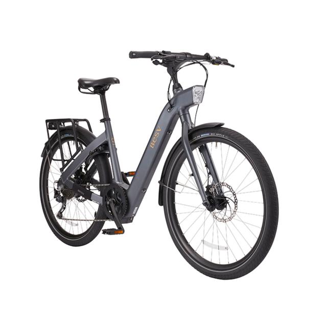 店頭受取限定 電動自転車 スポーツ ベスビー CF1 リーノ 10.5Ah BESV CF1 LINO グレー [BESV CF1 LINO[2106]]