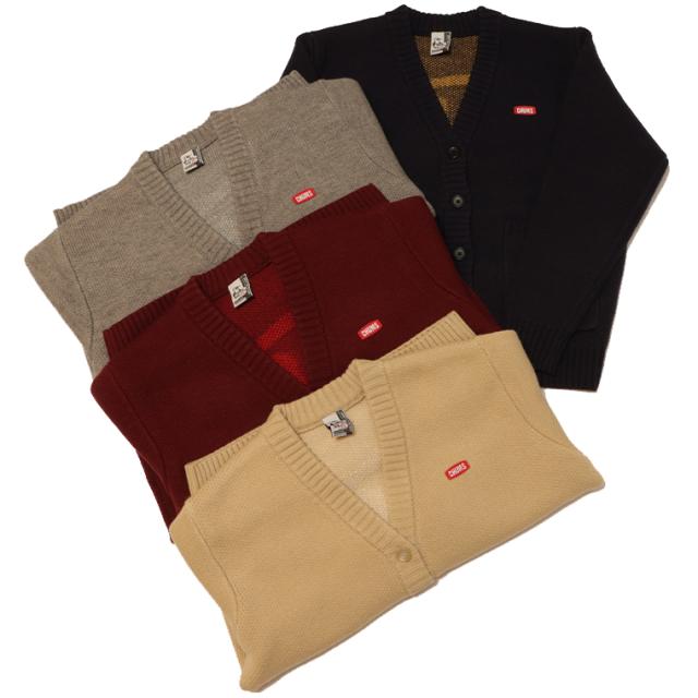 CHUMS チャムス CH12-1248 トップス カーディガン ニット セーター  レディース ブービーバード ロゴ CH02-1248のレディースサイズ　メーカー希望価格16,280円の品