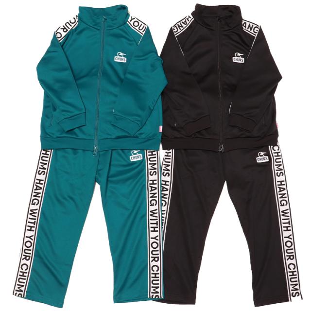 CHUMS チャムス CH24-1066+CH23-1108 キッズ カーンズ トラックジャケット パンツ　ジャージ　上下セット　セットアップ メーカー希望価格16,060円の品