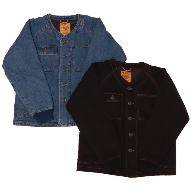 gymmaster ジムマスター G421788 中ワタカツラギハーフムーンポケットノーカラーJKT デニムジャケット 中綿ジャケット アウター ジャケット 防寒アイテム アウトドア　メーカー希望価格12980円の品