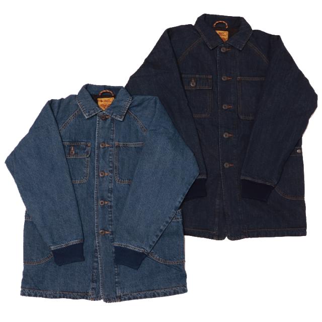 gymmaster ジムマスター G421789 中ワタカツラギハーフムーンポケットコート デニムジャケット 中綿ジャケット アウター ジャケット 防寒アイテム アウトドア　メーカー希望価格14080円の品