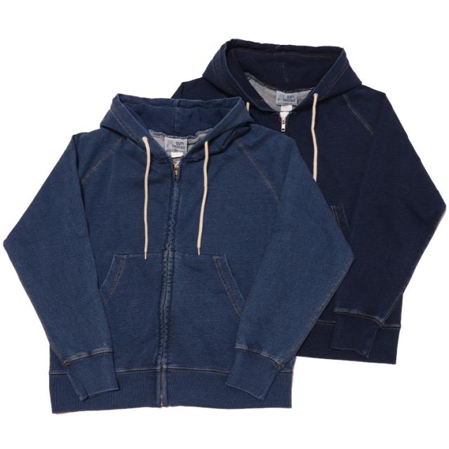 gymmaster ジムマスター G633710 11ozインディゴスウェットZIPパーカー カジュアルパーカー フルジップパーカー ジップアップパーカー スウェットパーカー パーカー スウェット メーカー希望価格10.780円