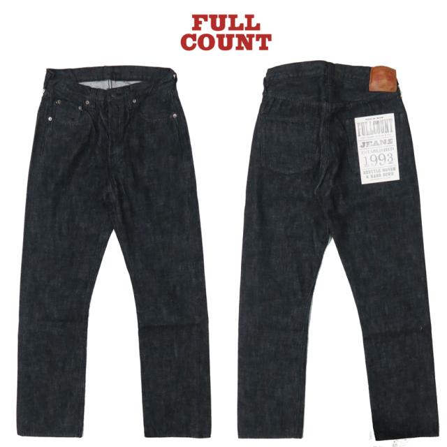 フルカウント FULLCOUNT 1101BK ジーンズ ストレート 13.7oz ブラックデニム ジンバブエコットン