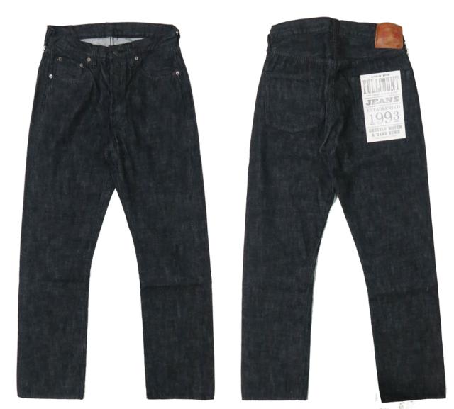 フルカウント FULLCOUNT 1101BK ジーンズ ストレート 13.7oz ブラックデニム ジンバブエコットン