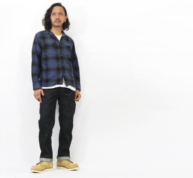 フルカウント FULLCOUNT 1101BK ジーンズ ストレート 13.7oz ブラックデニム ジンバブエコットン