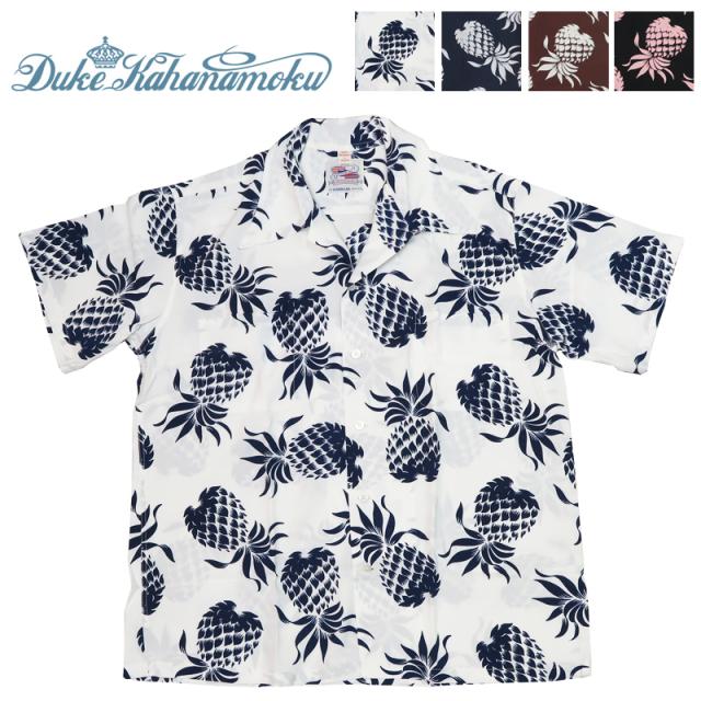 サンサーフ SUN SURF デュークカハナモク 半袖 レーヨン アロハシャツ DUKE'S PINEAPPLE ハワイアンシャツ DukeKahanamoku Special Edition DK36201