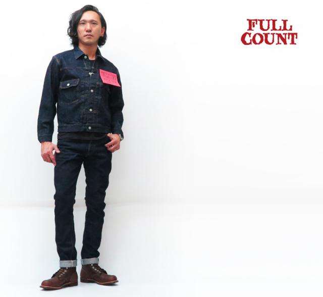 フルカウント FULLCOUNT デニム ジャケット 2ndモデル セカンド ダブルフラップポケット 13.7oz ジンバブエ 2102W