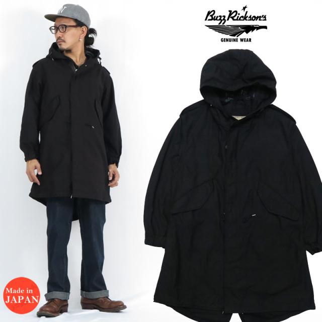 バズリクソンズ Buzz Ricksons WILLIAM GIBSON BLACK M-51 シェル パーカー ブラック モッズコート ウィリアムギブソン BR14969