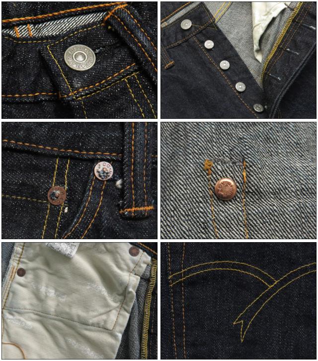 フラットヘッド THE FLAT HEAD 14.5oz デニム ストレート ワイドジーンズ FN-3004N1