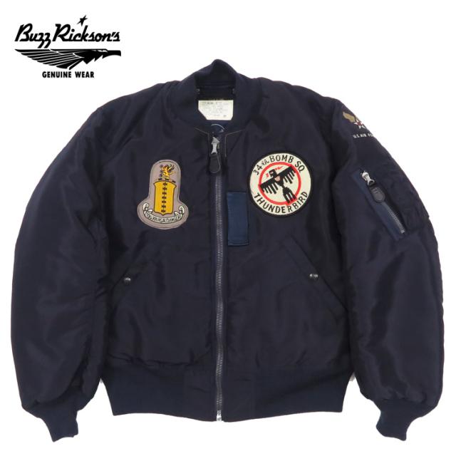 バズリクソンズ Buzz Rickson's Type B-15C (MOD.)  34th BOMB.SQ.THUNDERBIRDS フライト ジャケット ミリタリー BR15744 【2025年秋冬新作】