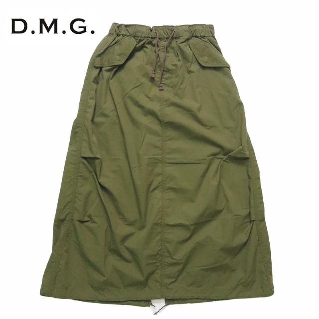 ドミンゴ D.M.G. DOMINGO ミリタリーオーバー スカート 17-528Z MADE IN JAPAN【2025年秋冬新作】