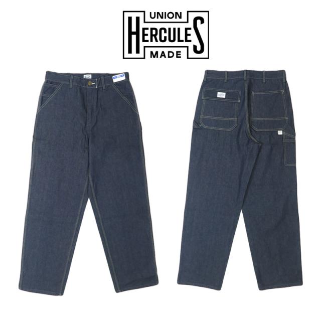 UNION HERCULES MADE ユニオン ヘラクレス メイド 10ozデニム ペインター ワークパンツ ノンウォッシュ by JOHNBULL ジョンブル HE251P03-010