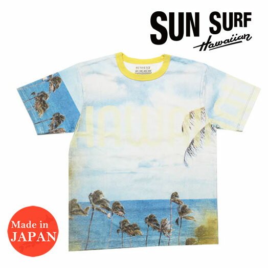 サンサーフ SUN SURF 半袖 Tシャツ ハワイアンフォト “ VIEW”  SS78791