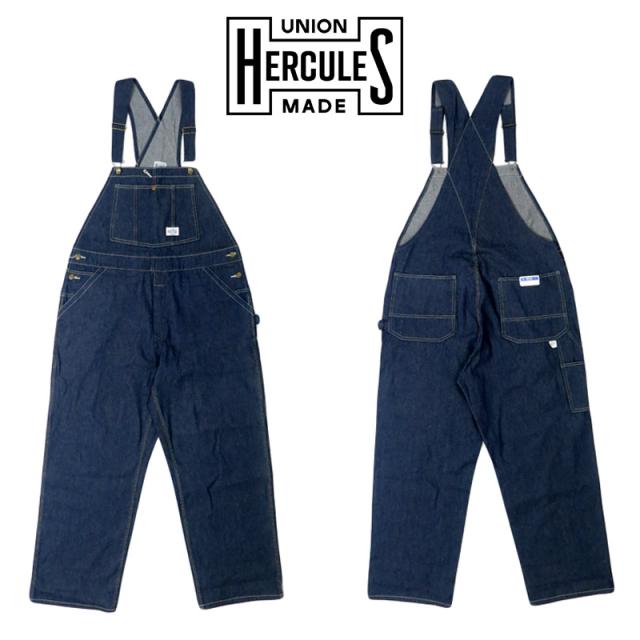 UNION HERCULES MADE ユニオン ヘラクレス メイド 10ozデニム オーバーオール by JOHNBULL ジョンブル HE251P01-010
