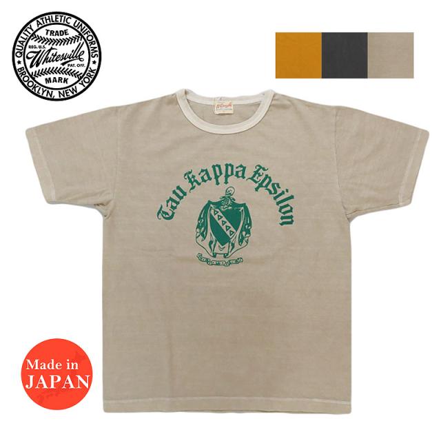 WHITES VILLE ホワイツビル 半袖 クルーネック Tau Kappa Epsilon ピグメントダイ Tシャツ WV79532