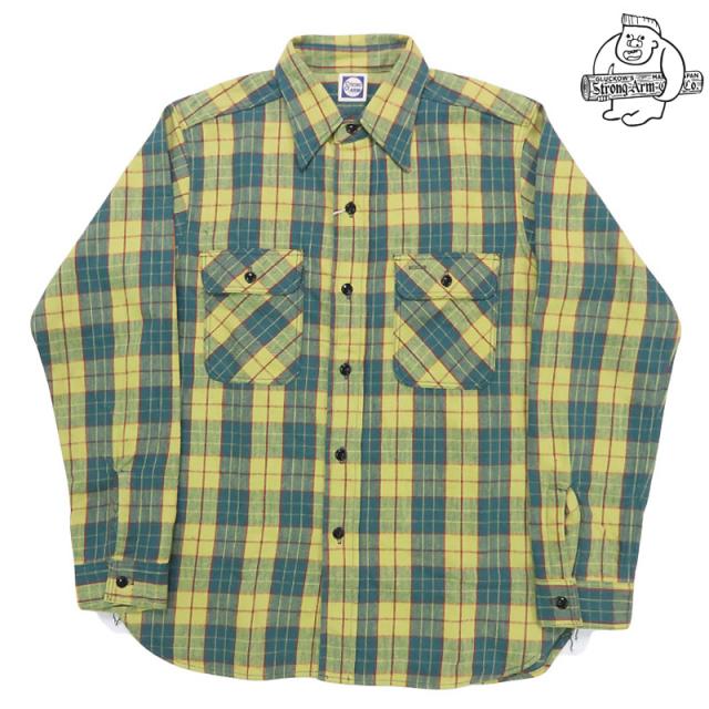 John Gluckow ジョングラッコー 長袖 フランネルシャツ The Ancient Flannel JG-06-2 D柄 WAREHOUSE ウエアハウス 【2025年秋冬新作】