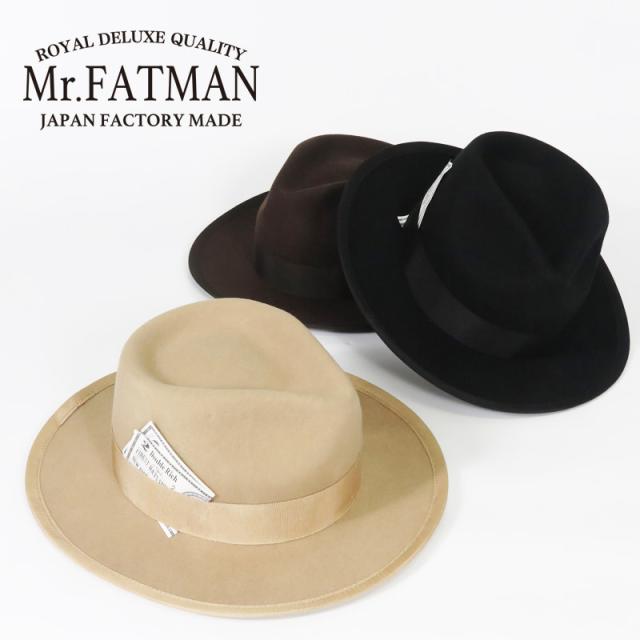 J.J. WILLIAMS By Mr.FATMAN ミスターファットマン ウールフェルトハット TWO DOLLAR WOOL 6253001 【2025年秋冬新作】