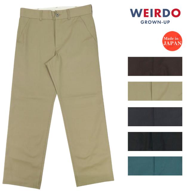 WEIRDO ウィアード T/Cツイル ワークパンツ WIND UP WRD9903 GLAD HAND グラッドハンド 【2025年秋冬新作】