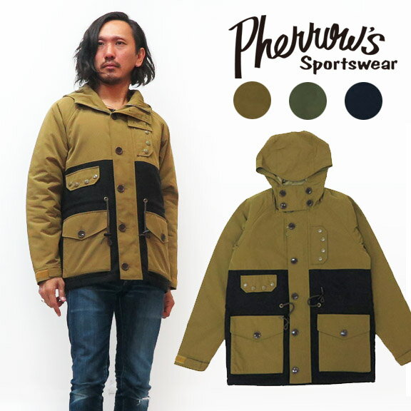 フェローズ Pherrow's 長袖 マウンテンパーカー ジャケット 19W-PSMP1