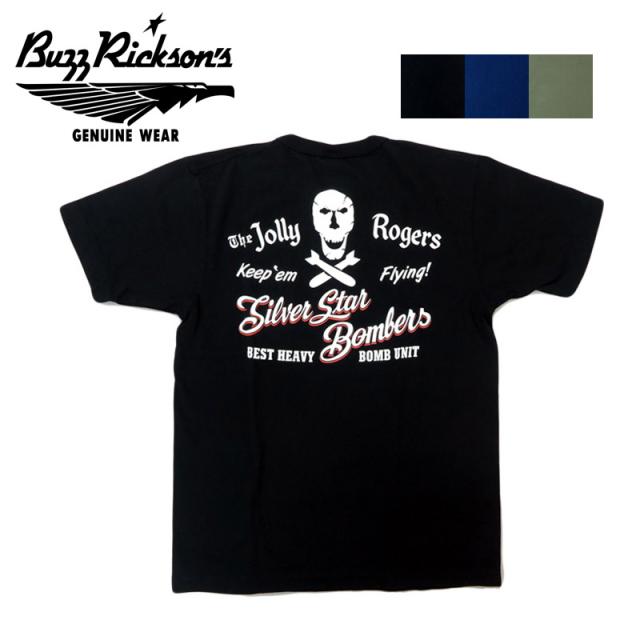 バズリクソンズ BUZZ RICKSON'S 半袖 Tシャツ プリント  「Johry Rogers」GOVERNMENT ISSUE T-SHIRT BR79577