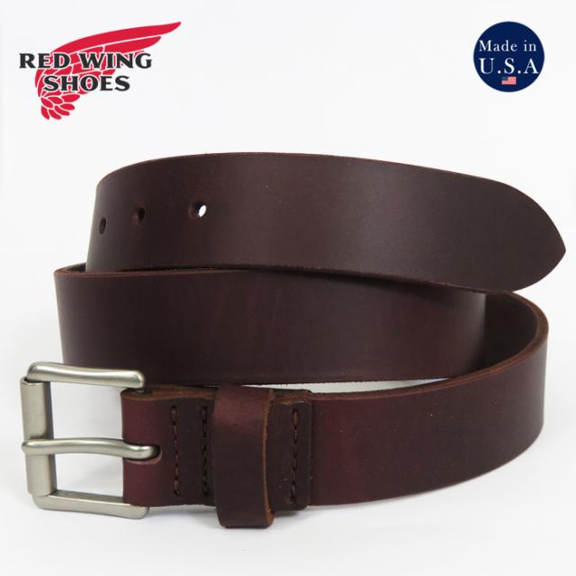 REDWING レッドウィング レザー ベルト 38mm幅 ブラックチェリーエクスカリバー S.B.FOOT社レザー rw97695