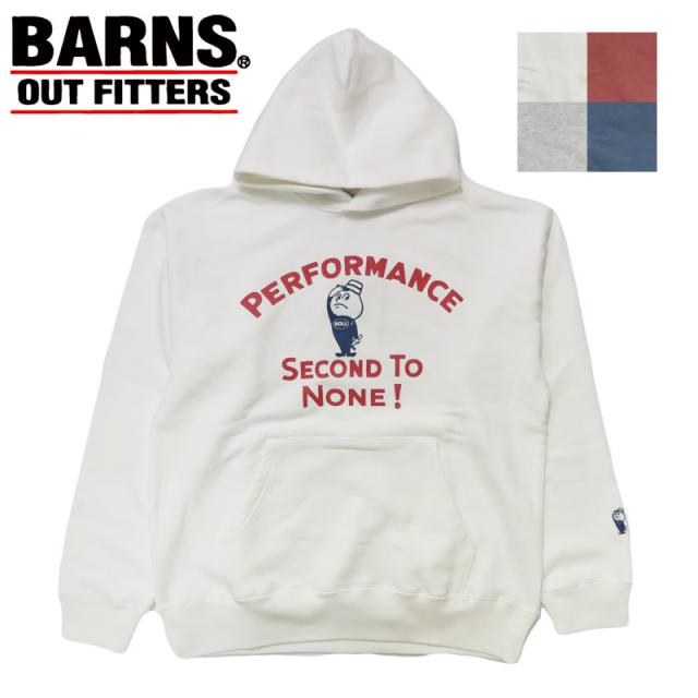 バーンズ BARNS 長袖 スーパーヘビーウェイト プルオーバー スウェット パーカー  MAX SW PARKA  ”PERFORMANCE” BR-25356【2025年秋冬新作】