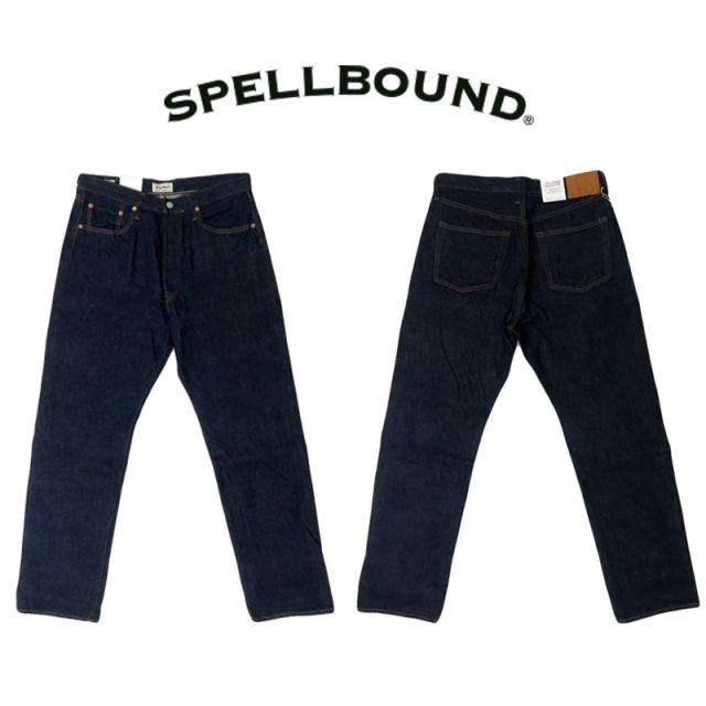 スペルバウンド SPELLBOUND 12oz 5p セルヴィッジデニム ジーンズ レギュラーストレート ワンウォッシュ 40-700C
