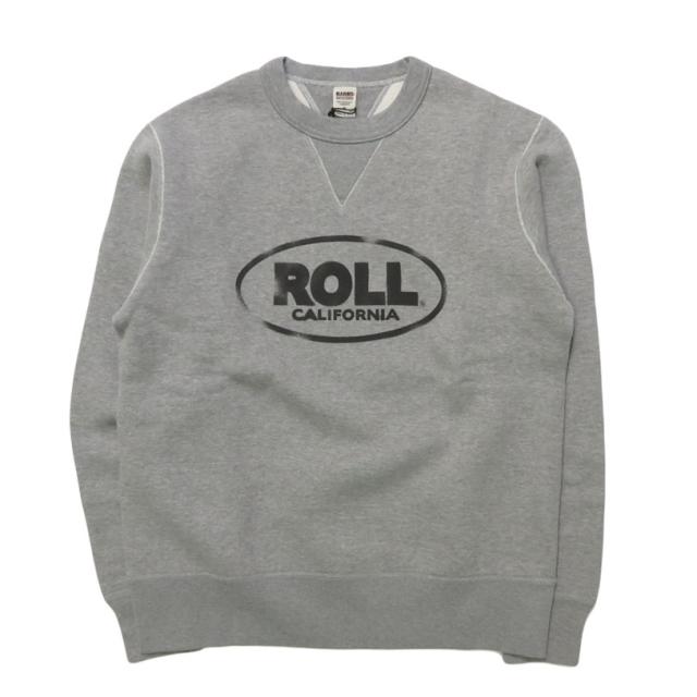バーンズ BARNS はめこみ両ガゼットクルーネックスウェット 長袖 "ROLL" STANDARD 30/7 COZUN BR-25491 【2025年秋冬新作】