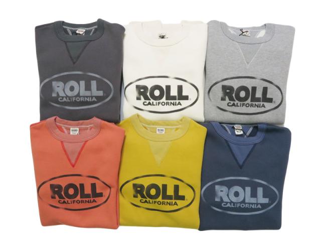 バーンズ BARNS はめこみ両ガゼットクルーネックスウェット 長袖 "ROLL" STANDARD 30/7 COZUN BR-25491 【2025年秋冬新作】