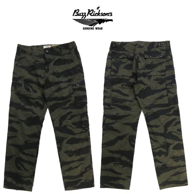バズリクソンズ Buzz Rickson's ブラック タイガーストライプ トラウザーズ パンツ WILLIAM GIBSON ウィリアムギブソン BR42594 【2025年秋冬新作】