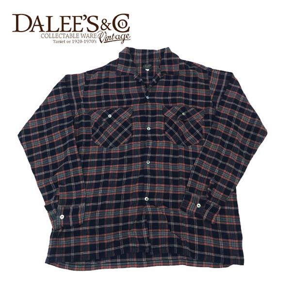 DALLES & CO ダリーズ＆コー Huco.L 1910s RAYON SHIRT 長袖 レーヨンシャツ チェック デラックスウェア DELUXEWARE