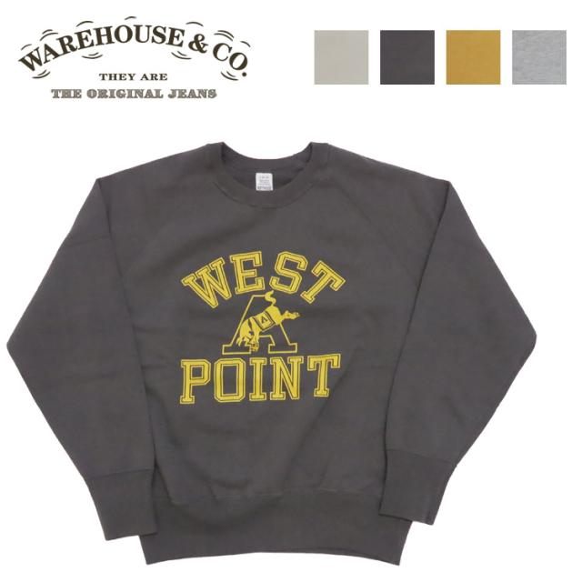 ウェアハウス WAREHOUSE クルーネック スウェット Lot.461 WEST POINT 2ND-HAND セカンドハンド セコハン 【2025年秋冬新作】