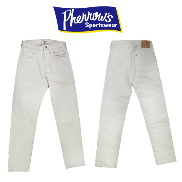 フェローズ Pherrow's コットンサテン ワーク パンツ ナチュラル 25S-426P【 】