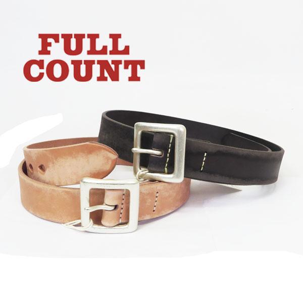 フルカウント FULLCOUNT 5mm厚 Wild Leather Garrison Belt ワイルドレザー ベルト FC6211