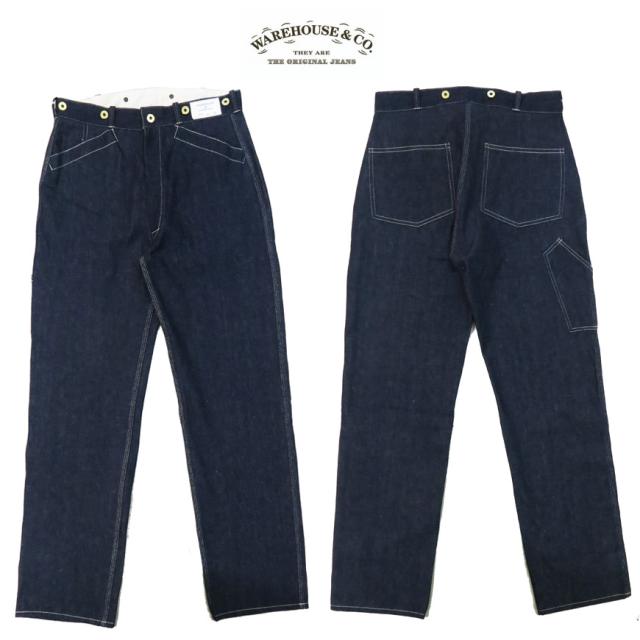 ウェアハウス WAREHOUSE Lot.1234 1920’S FREE LAND WAIST OVERALL デニム ワークパンツ