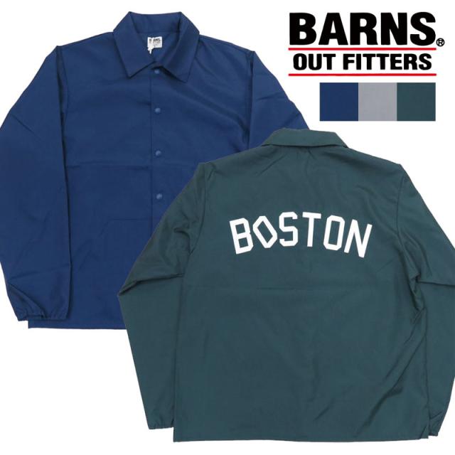 バーンズ BARNS 刺繍 ワッペン ナイロン コーチ ジャケット 60s Nylon Coach Jacket 