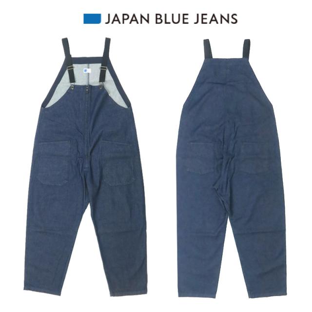 JAPAN BLUE JEANS ジャパンブルージーンズ ジップフロントオーバーオール インディゴ JBPT1022