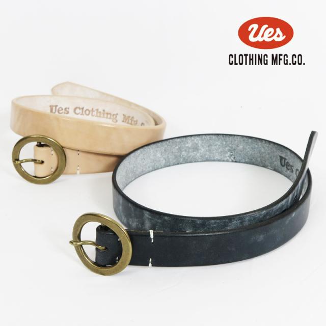 UES ウエス ブライドルレザー サークルバックル ベルト 84-CBN