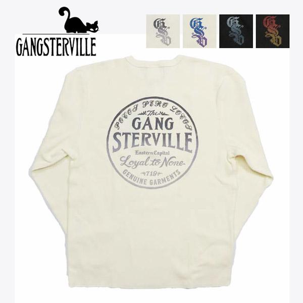 GANGSTERVILLE ギャングスタービル 長袖 Tシャツ CIRCLE SIG  L/S T-SHIRTS GSV5311 GLAD HAND グラッドハンド 【2025年秋冬新作】