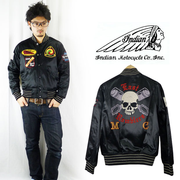 インディアンモーターサイクル Indian Motorcycle レーシングサテンジャンパー