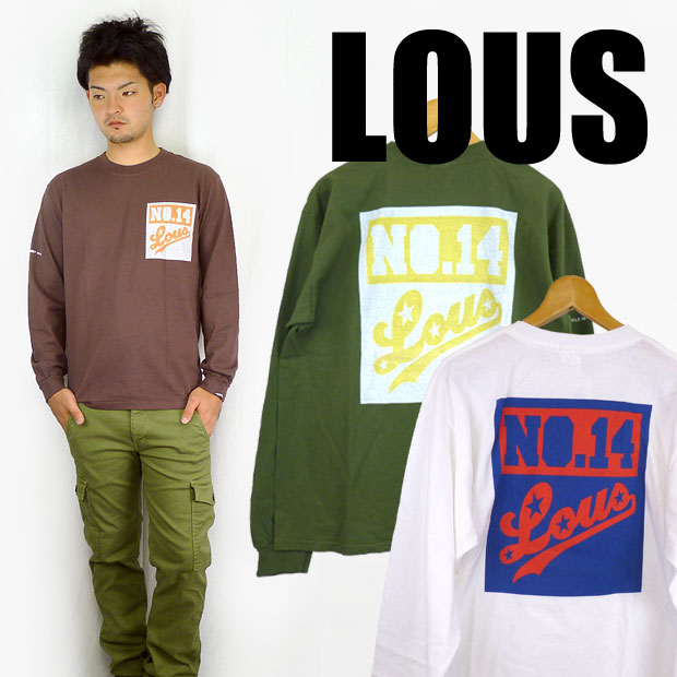LOUS ロウズ プリント長袖Tシャツ No.14