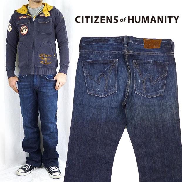 CITIZENS OF HUMANITY シチズンズ・オブ・ヒューマニティ JAGGER BOOTCUT ローライズブーツカットジーンズ（ジーパン・Ｇパン・デニム）ユーズドウォッシュ