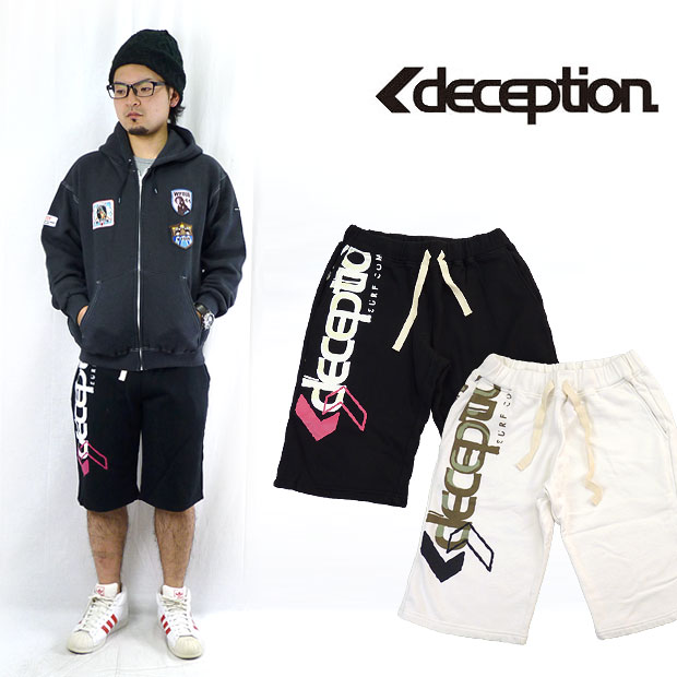 deception ディセプション ラバープリントスウェット（トレーナー）ハーフパンツ
