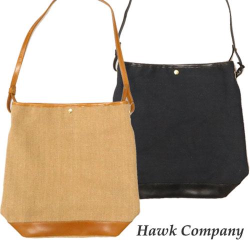 ホークカンパニー HAWK COMPANY ショルダーバッグ シンプル レザー ユニセックス hawk3239