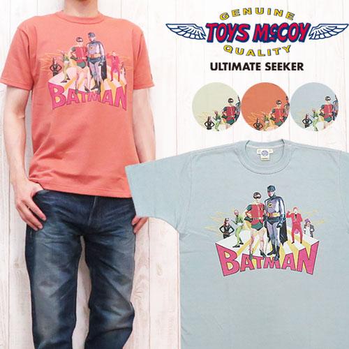 トイズマッコイ 半袖 BATMAN TEE BATMAN & ROBIN vs VILLAINS バットマン TMC1649
