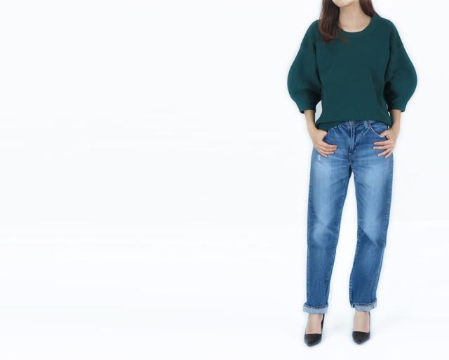 Allumer アリュメール パフスリーブ 2WAY プルオーバー レディース amr8155102